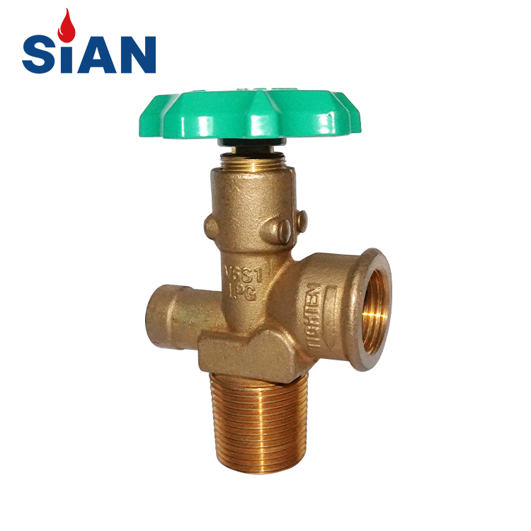 SiAN Manufacturer LPG Gas Cylinder Propane Tank POL Valve V6S1 17bar ...