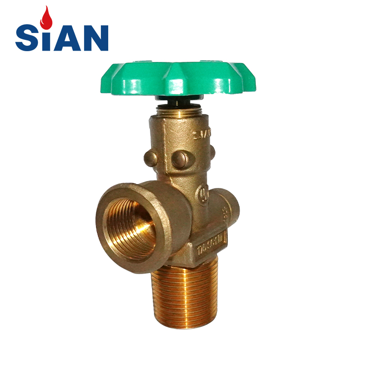 SiAN Manufacturer LPG Gas Cylinder Propane Tank POL Valve V6S1 17bar ...