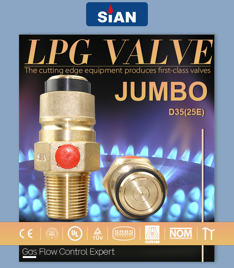 D35(25E) LPG Cylinder Jumbo Valve Manufacturer - Buy Cylinder Valves ...
